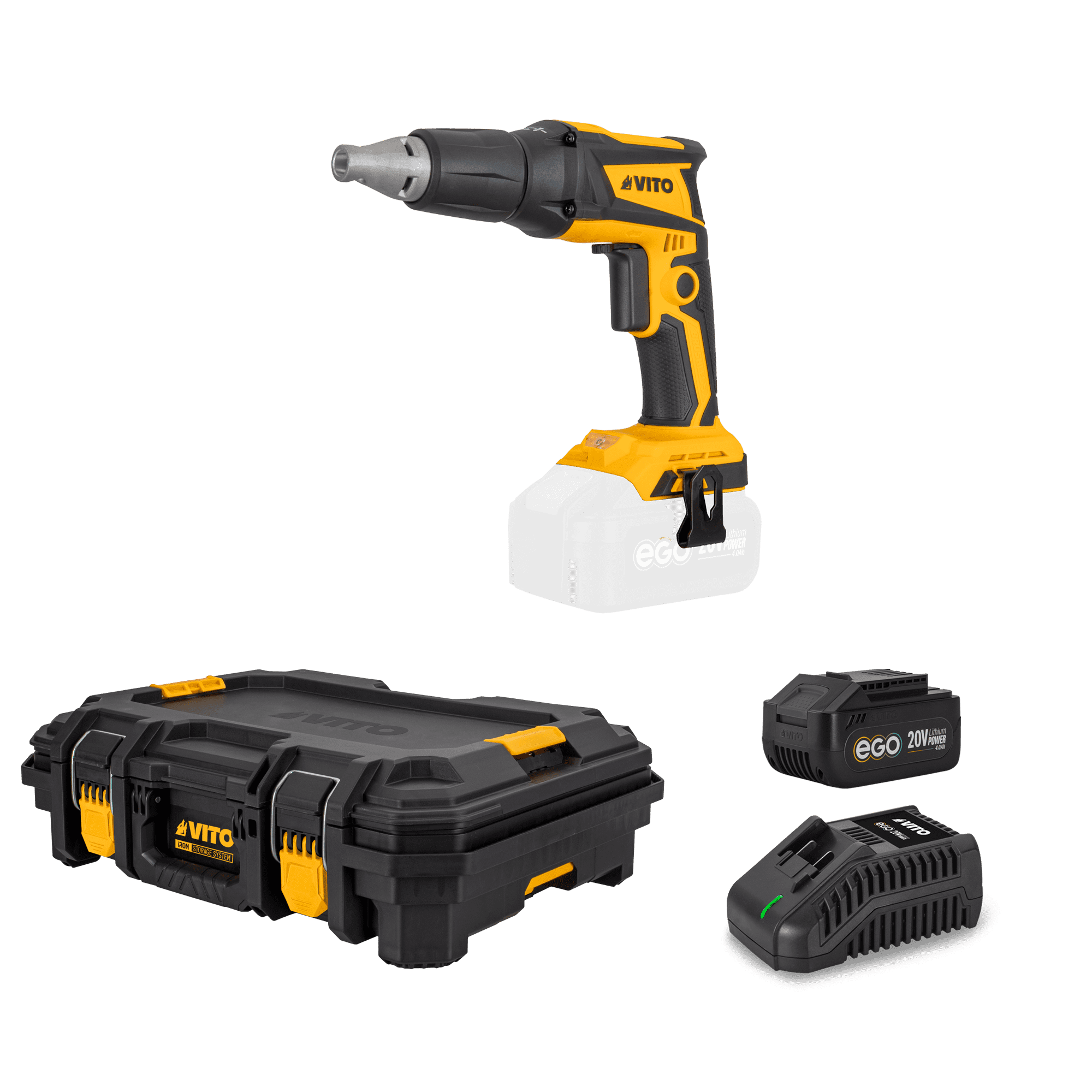 PACK14EGOIRON | Ego Iron Pack: Brushless Drywall Screwdriver 20V, 4Ah ...