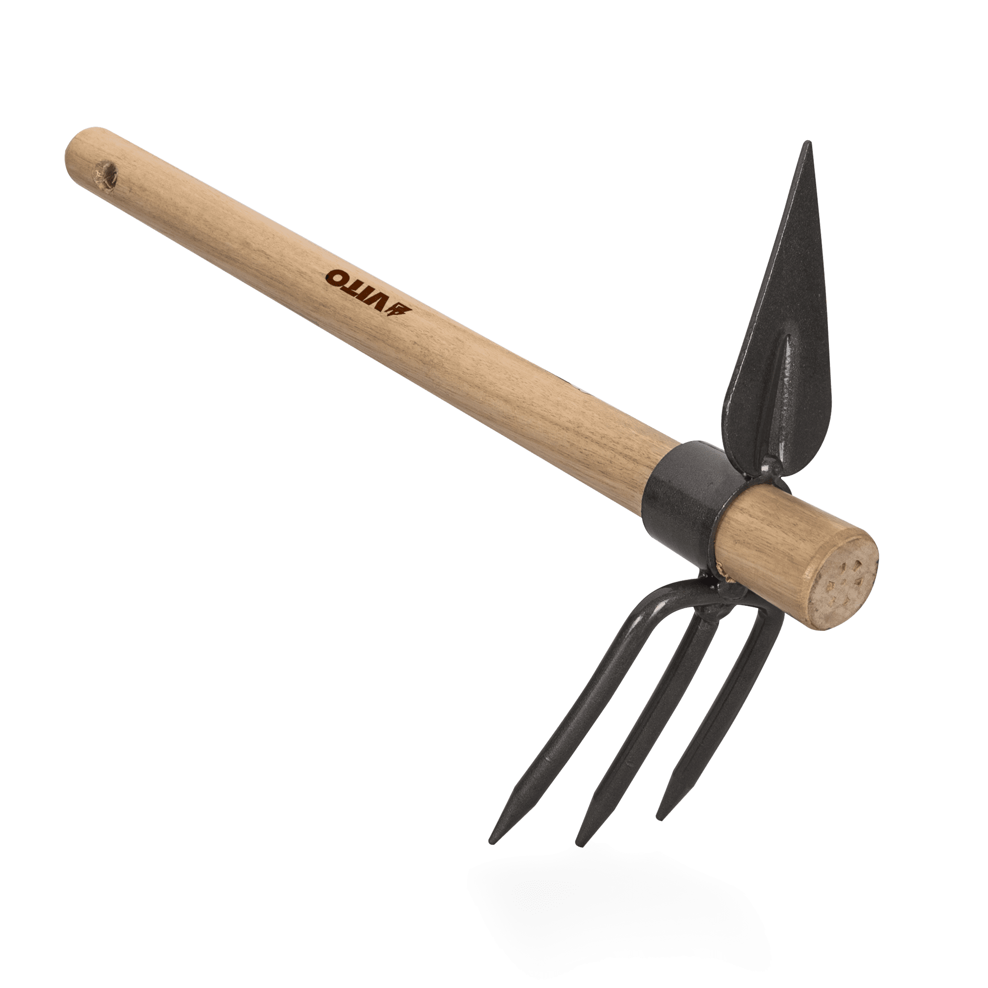 VI1015 | 3-Prong Pointed Weeding Hoe With Handle | VITO