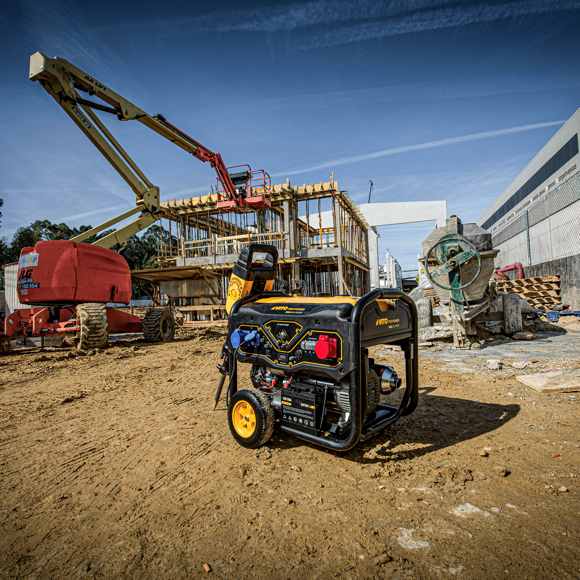 VIG65TDP | Groupe Électrogène Triphasé Dual Power 6,5Kva | VITO