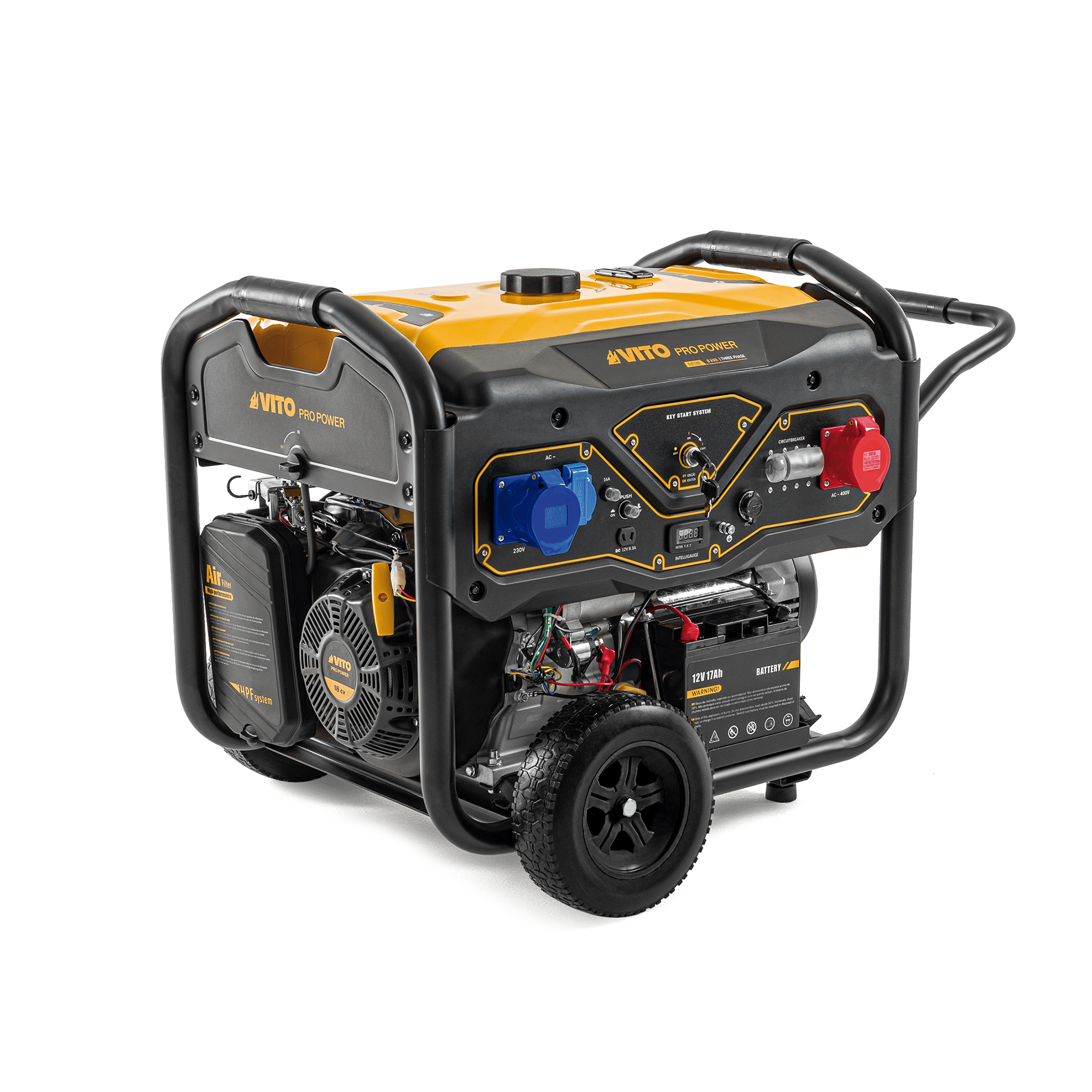 VIG80TDP | Three-Phase Generator Dual Power 8.0Kva | VITO