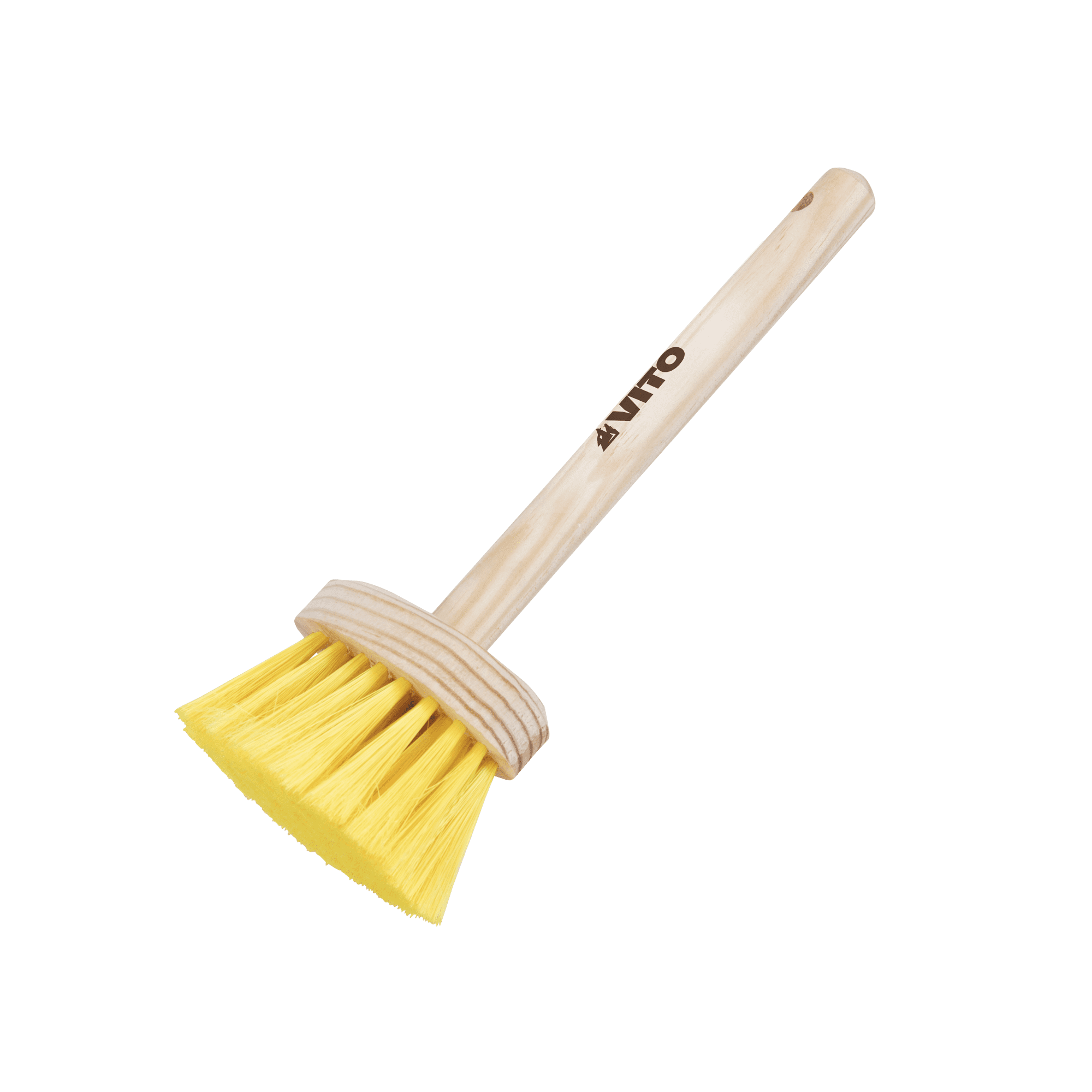 VIREDCD | Round Whitewash Brush Straight Handle | VITO