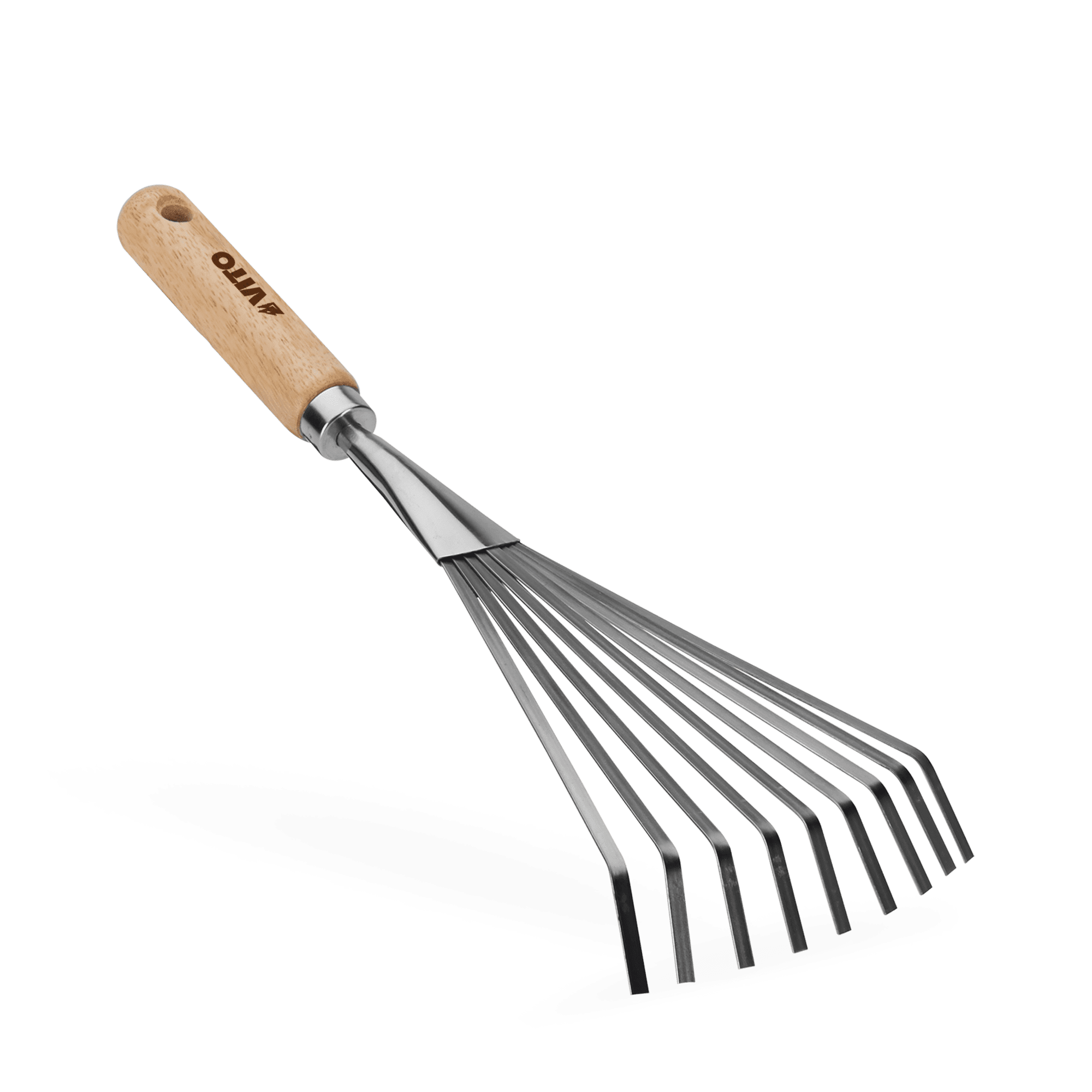 VIVRM Small Stainless Steel Leaf Rake VITO vivrm-small-stainless-steel-leaf-rake-vito